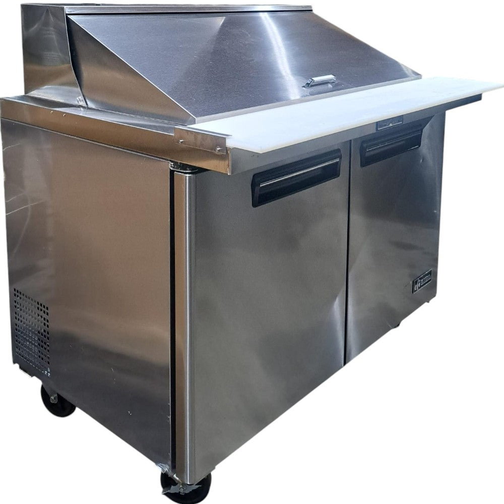 EFI - CMDR2-48VC - Refrigerated Megatop Prep Table - 2 Solid Doors - 4 ...