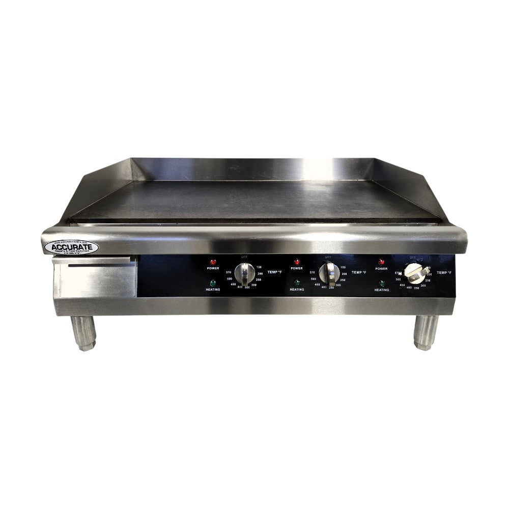 Omcan 43214 Electric Countertop Griddle - 30 Inch | EconoLease