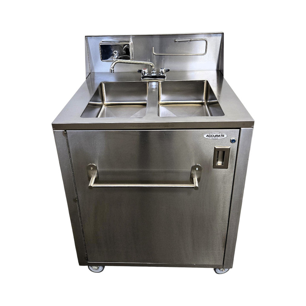 Ancaster KU10-12/AFE-DB101 Double Basin Stainless Steel Portable Sink ...