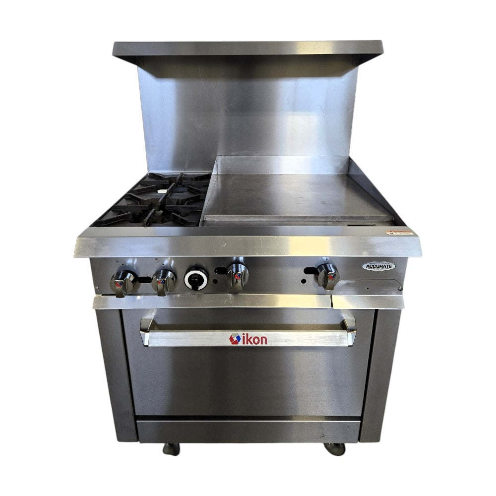 Ikon IR-2B-24MG Range Oven - Natural Gas | SilverChef