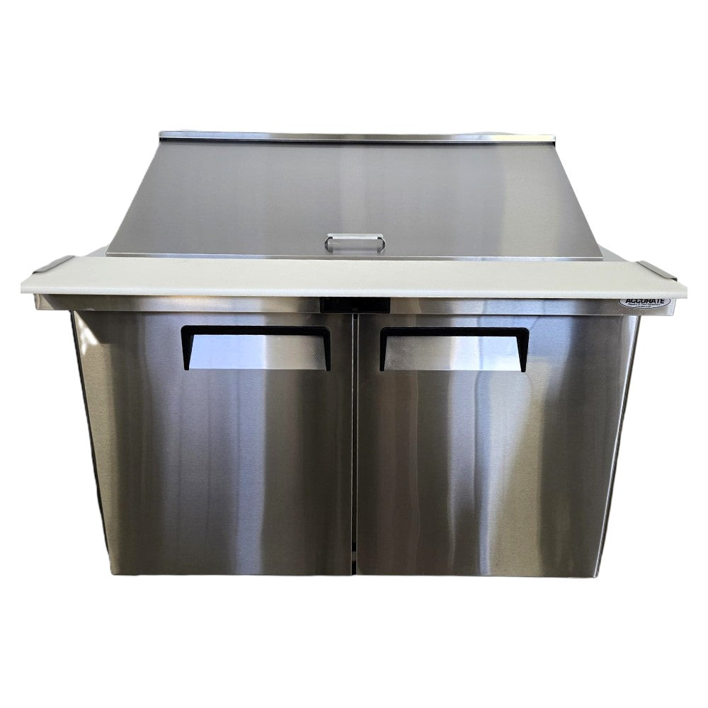 Atosa MSF8306GR Refrigerated Mega Top Prep Table - 2 Door | EconoLease